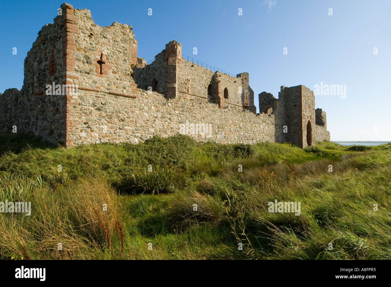 Piel Castle on Piel Island, near Barrow in Furness, Cumbria, England ...