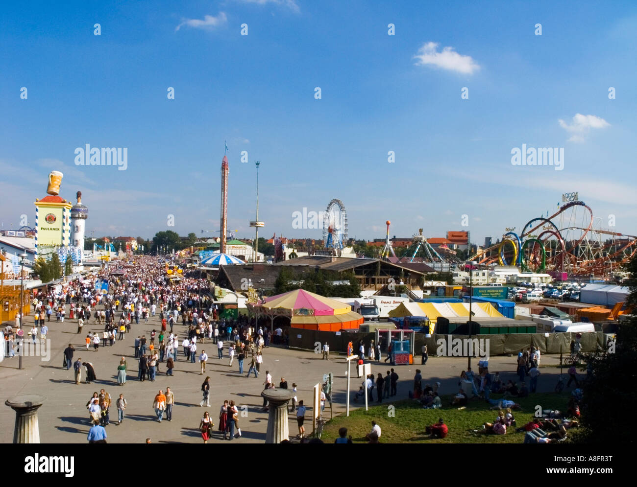 Oktoberfest october fest festival Munich Bavaria Germany Stock Photo ...
