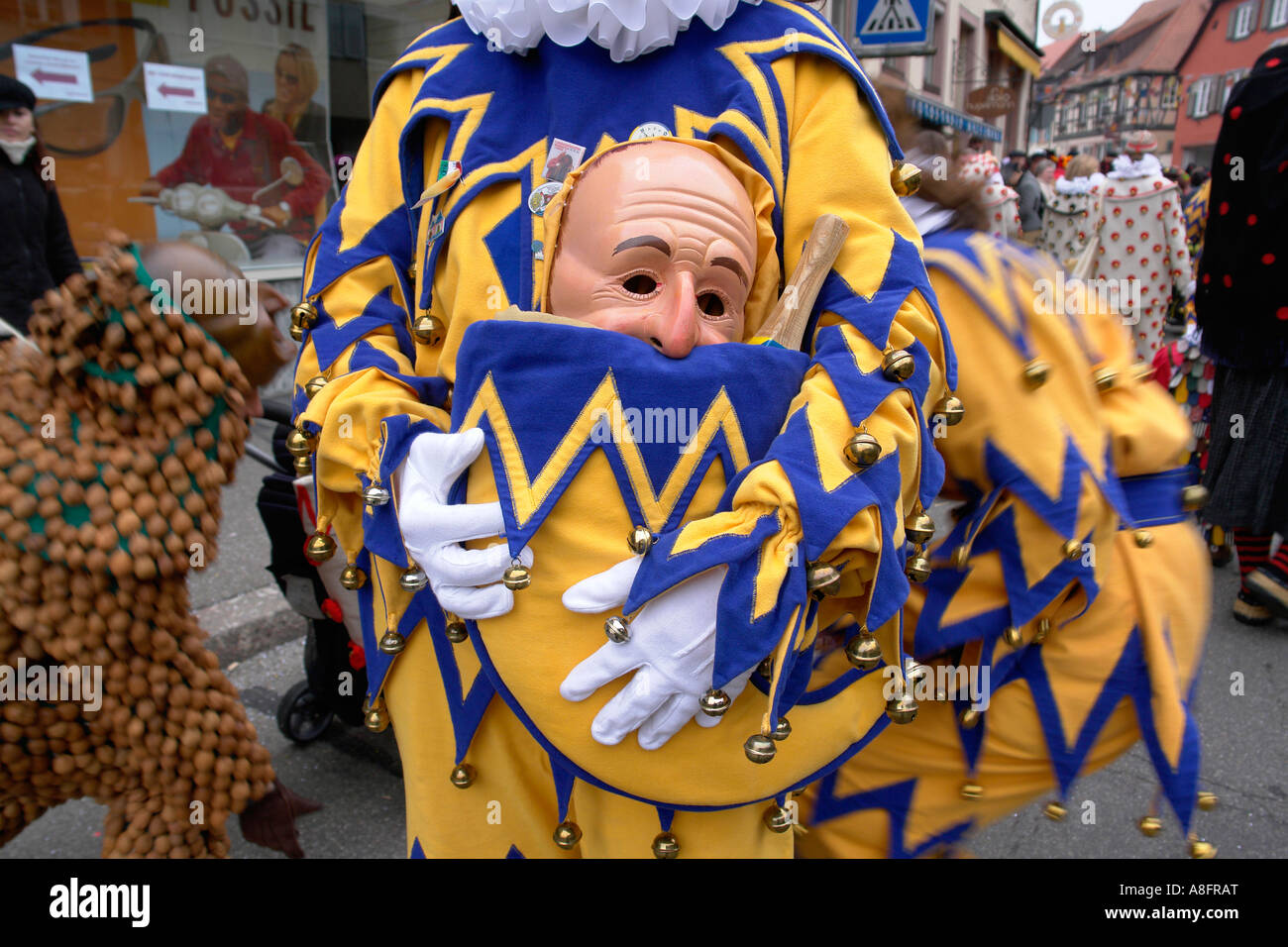 Clown Carneval parade in Baden Württemberg Germany Stock Photo - Alamy
