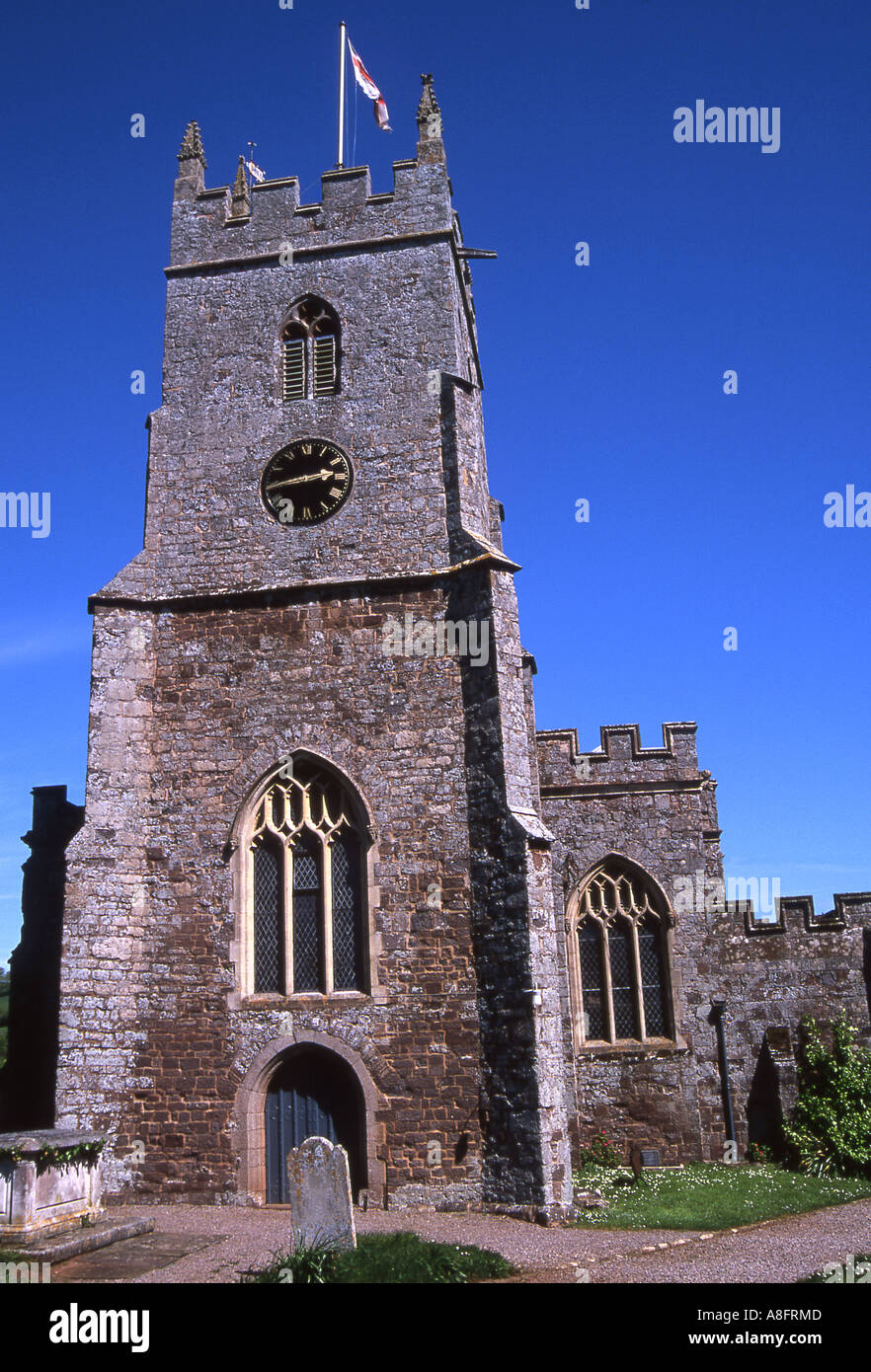 Saint Mary the Virgin Church in Silverton, Devon Stock Photo - Alamy