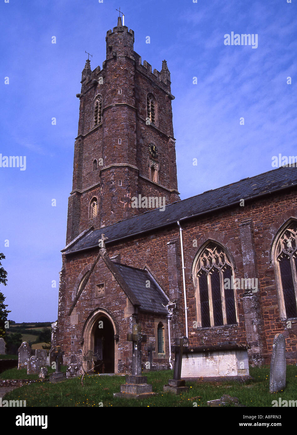 The Parish Church of Saint Disen at Bradninch, Devon Stock Photo - Alamy