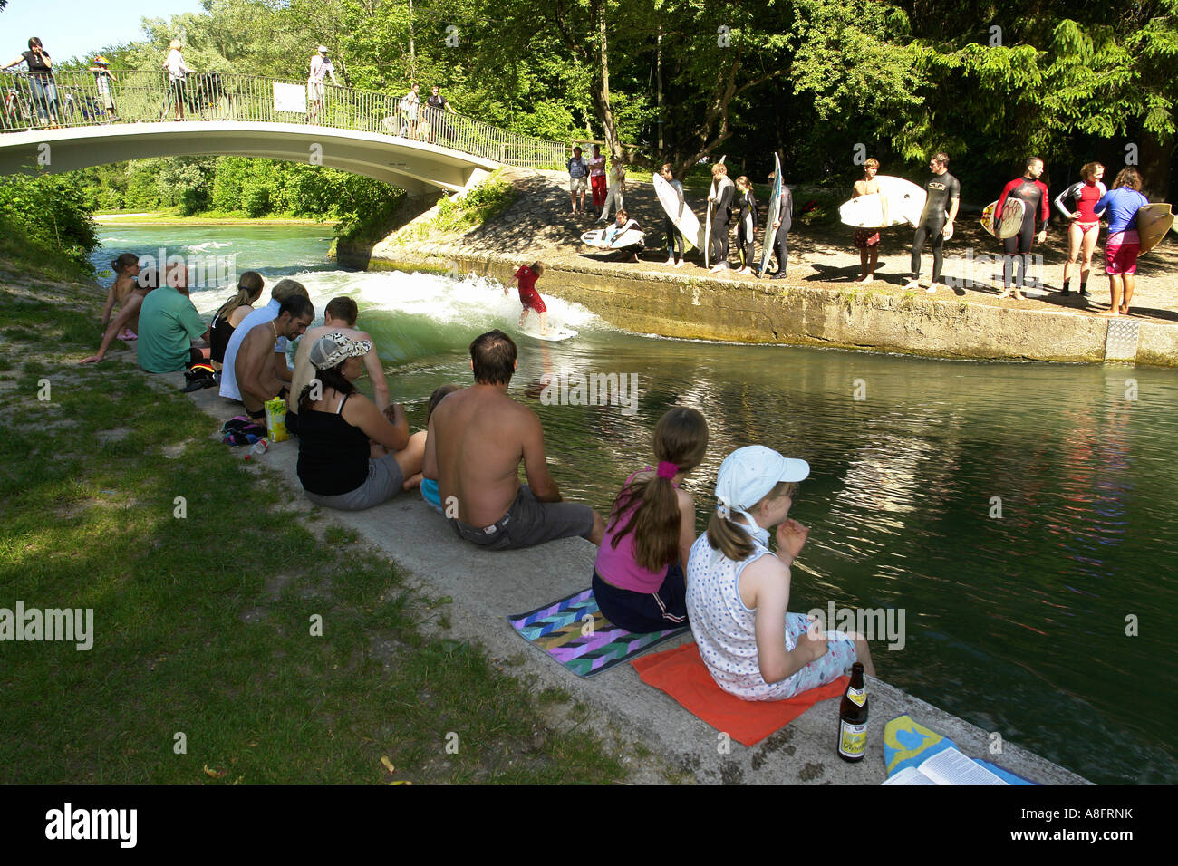 The isar munich hi-res stock photography and images - Alamy