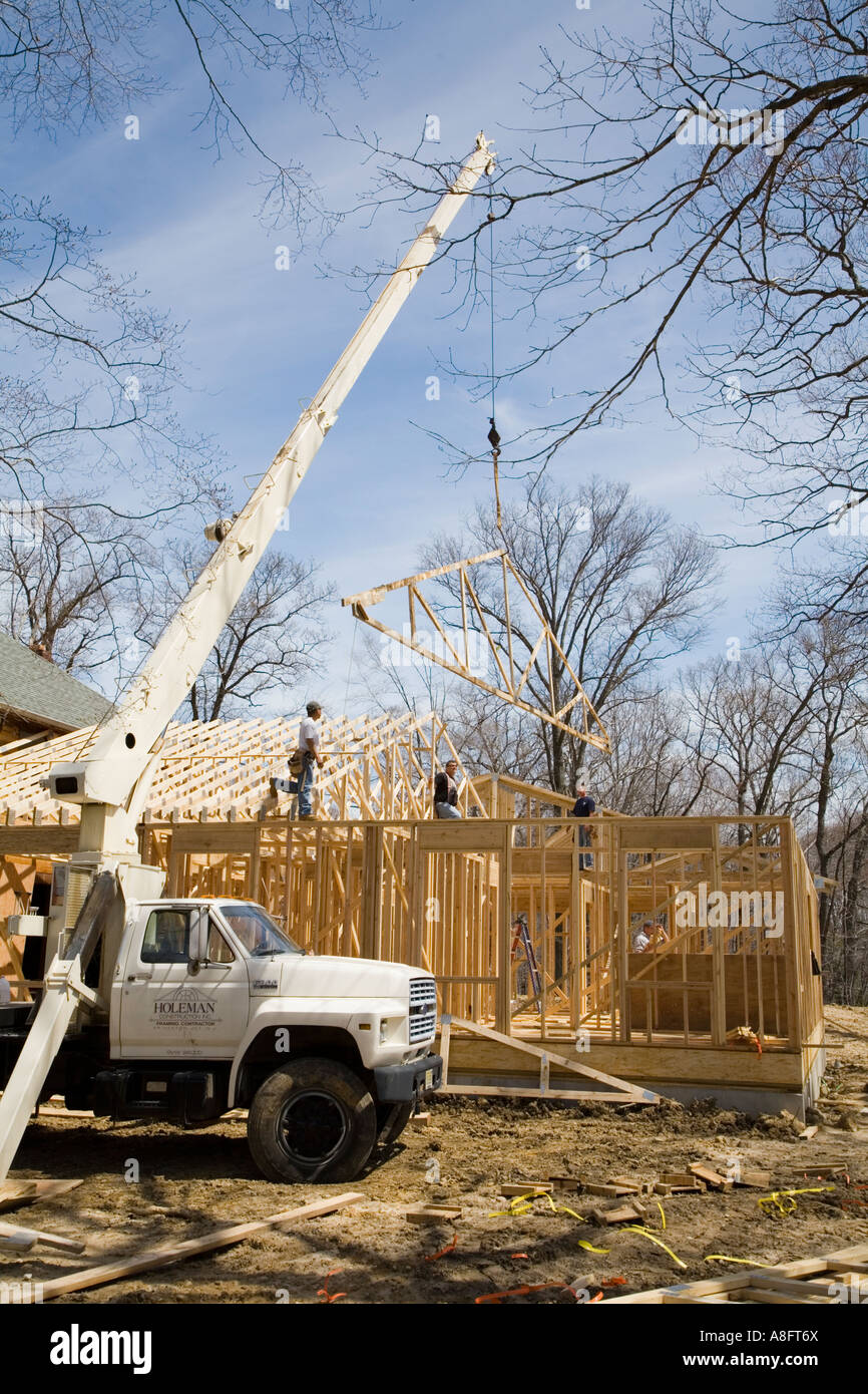 Building a House Stock Photo - Alamy
