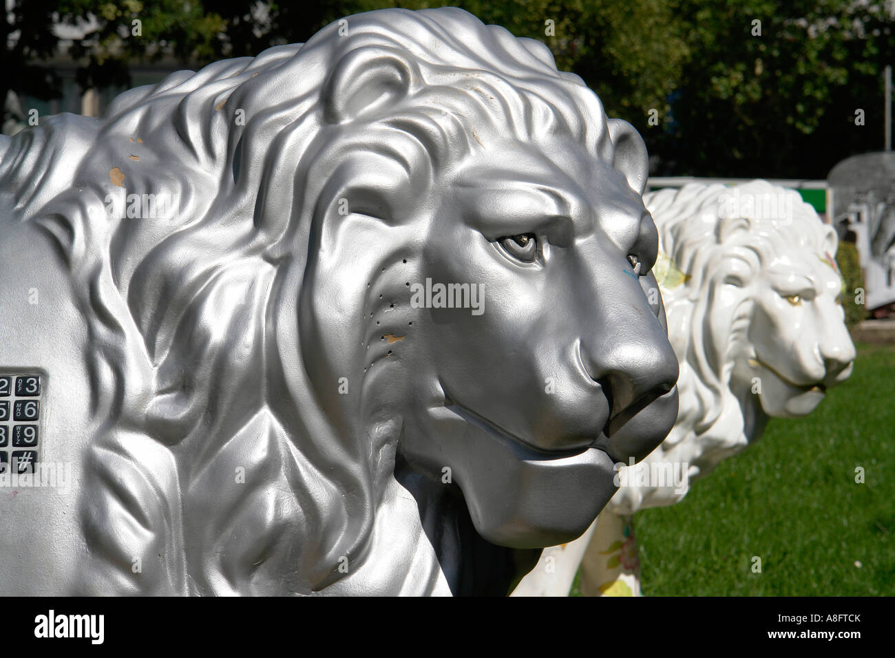 Lion statue of Bavaria Germany Stock Photo - Alamy