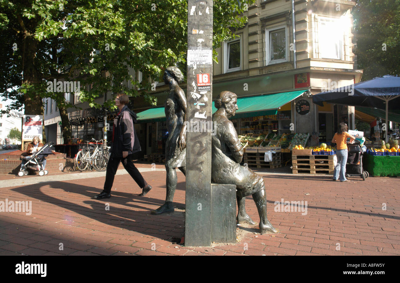 Old Altona shopping area Hamburg Germany Stock Photo - Alamy