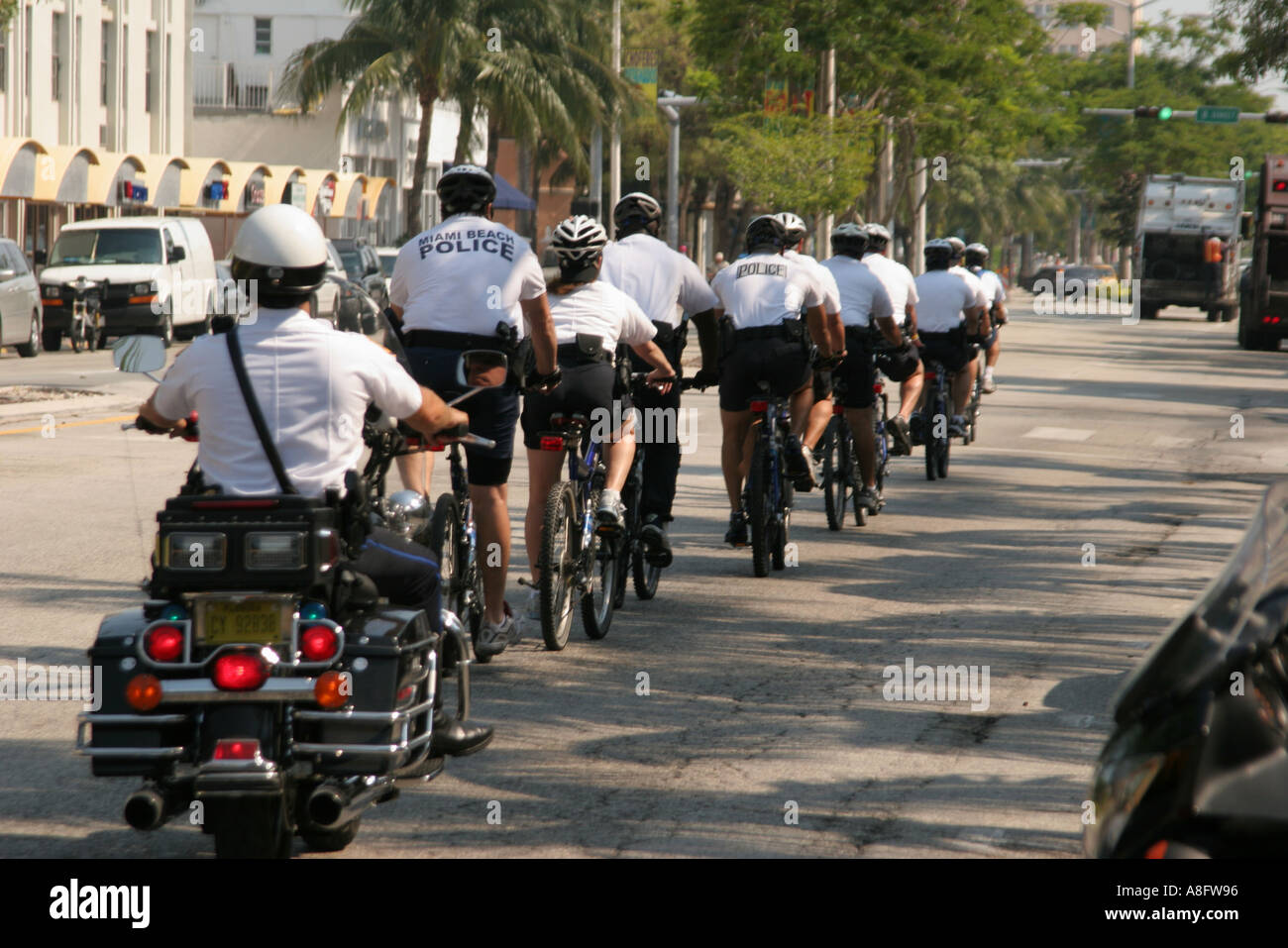 Miami Beach Florida,Washington Avenue,Miami Beach,Police,bicycle ...