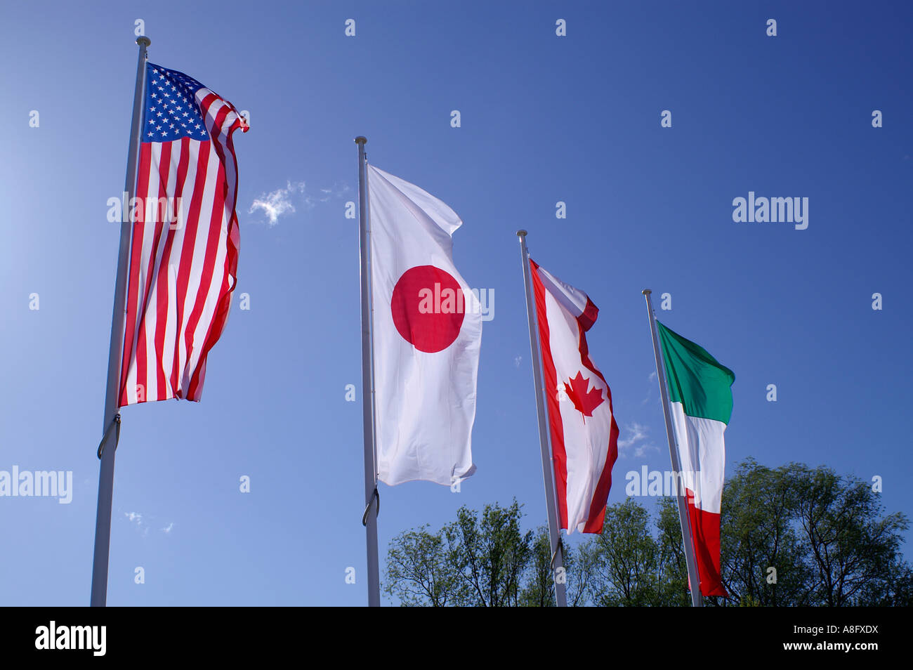 Flags of united nations hi-res stock photography and images - Alamy