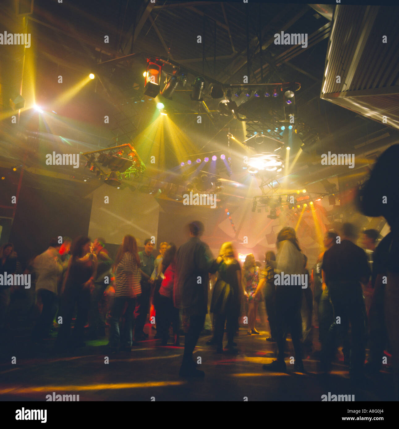Dancers in a Student Union Club Stock Photo - Alamy