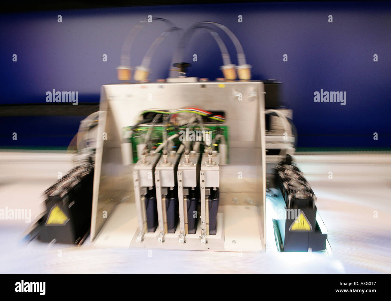 Inkjet head in a commercial printer Stock Photo - Alamy
