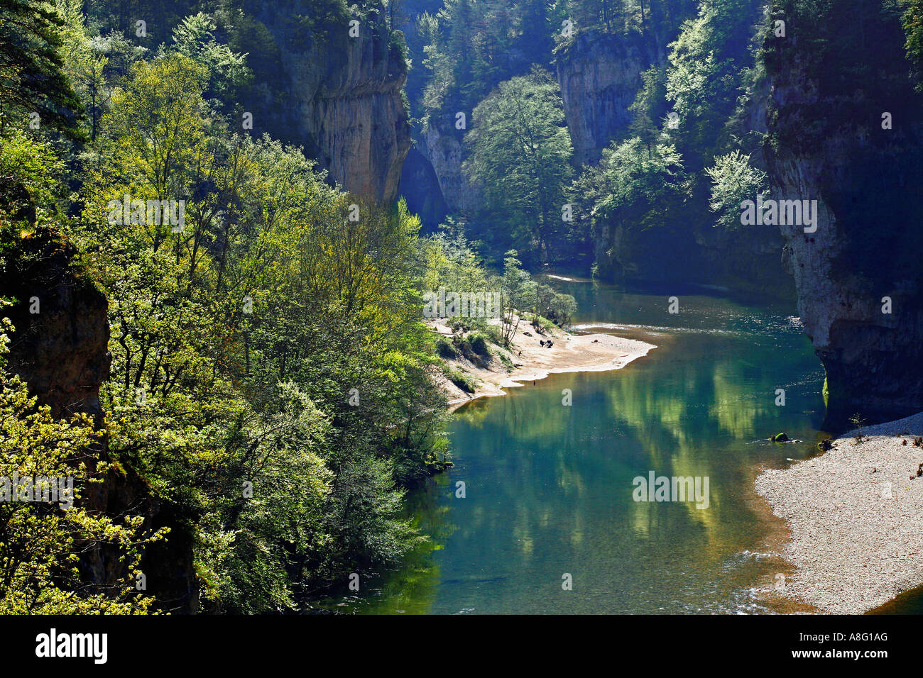 Gorges du Tarn France Stock Photo - Alamy
