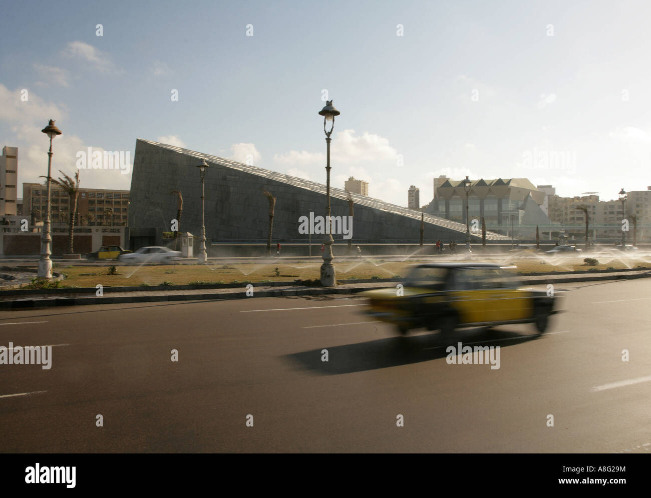 New Alexandria Library, Alexandria, Egypt Stock Photo - Alamy