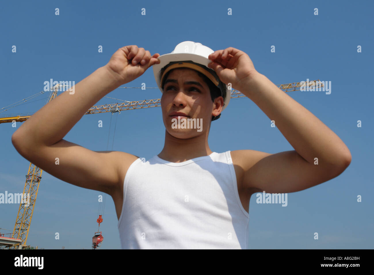 young man at work Stock Photo - Alamy