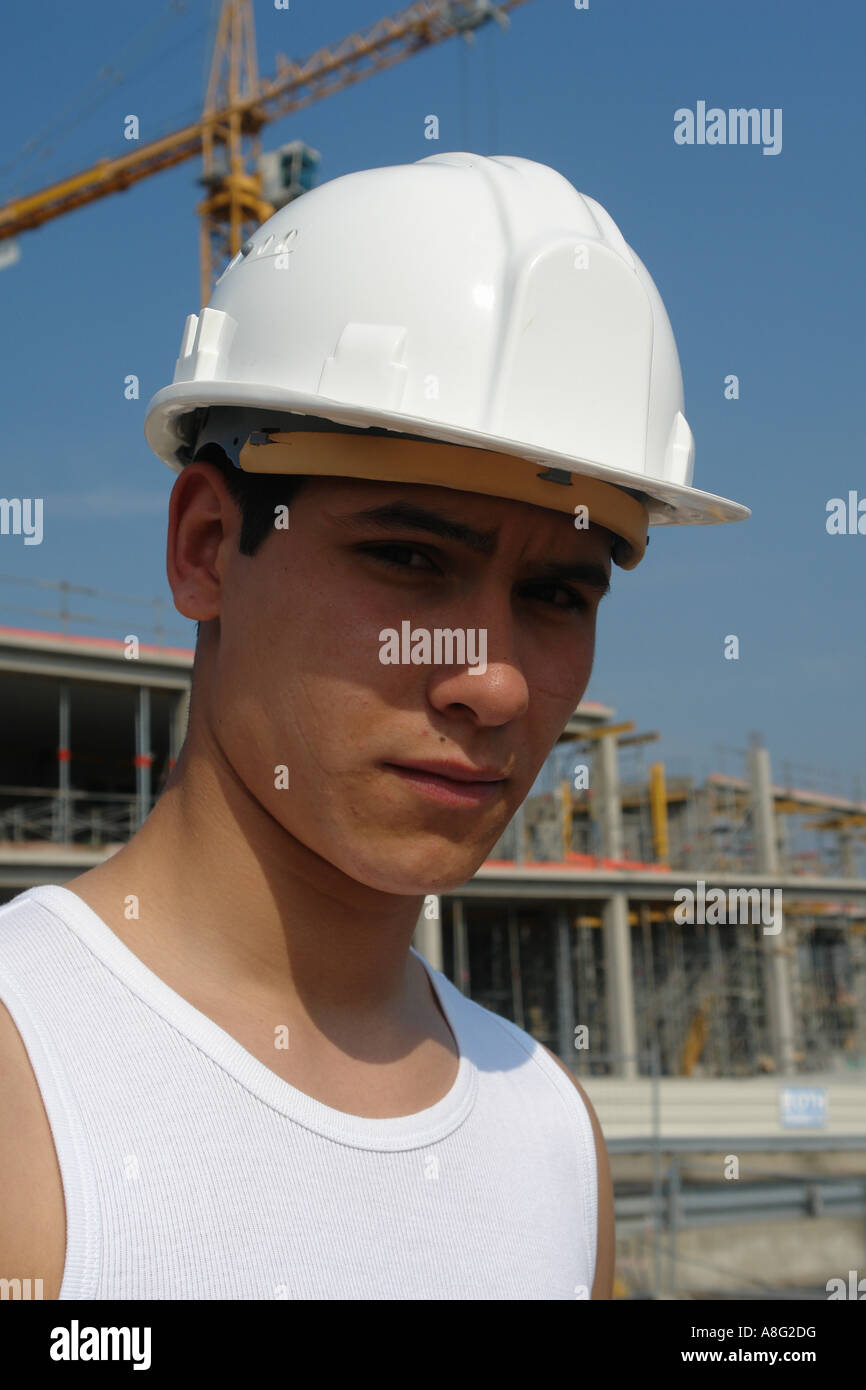Young man at work Stock Photo - Alamy