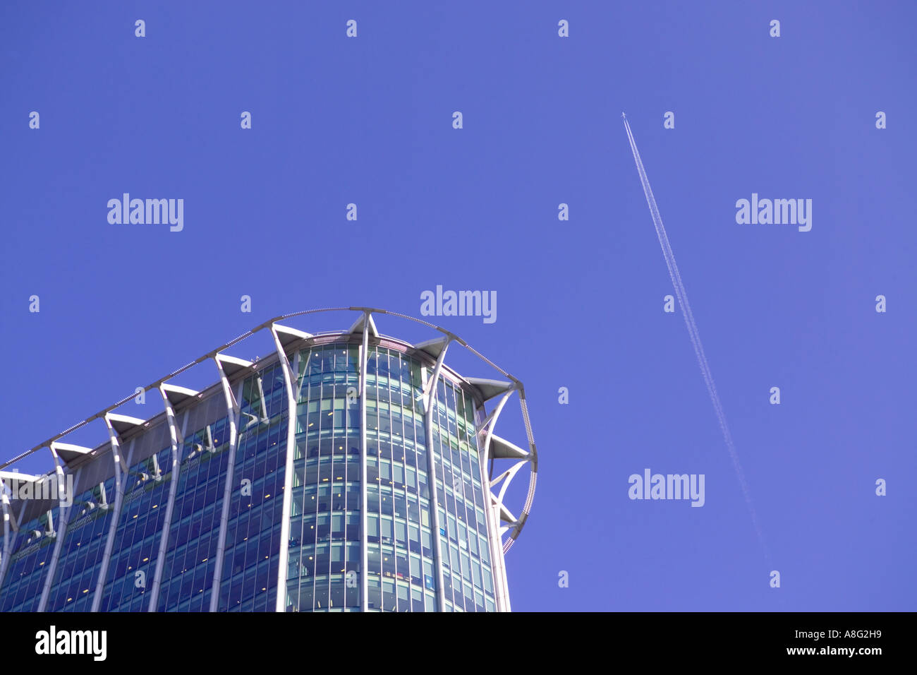 City Point tower located on Ropemaker Street in the City of London ...