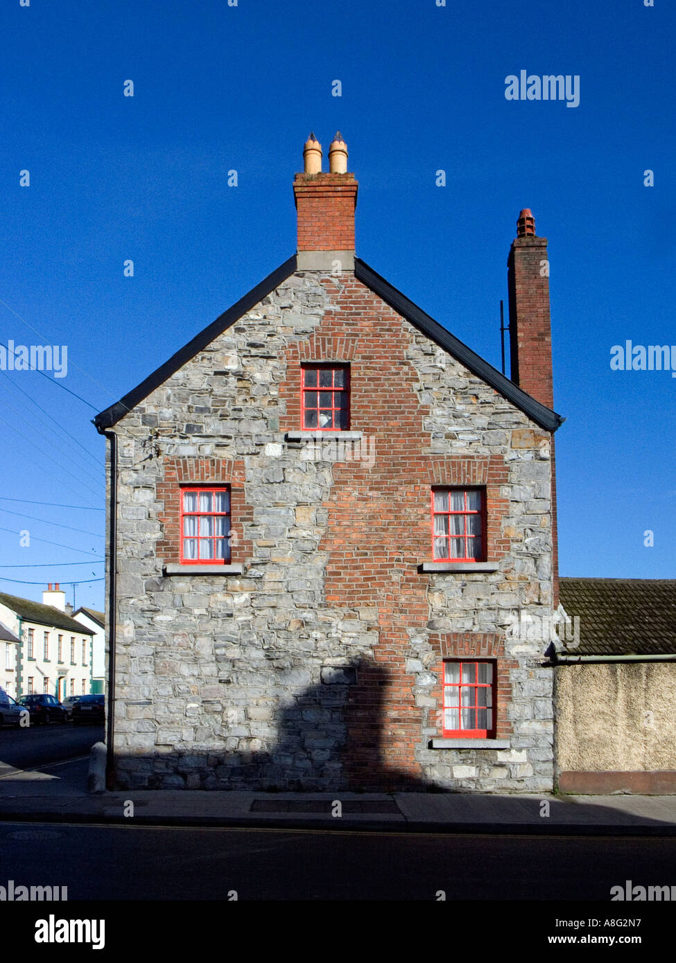 Stone-built two storey house in Balbriggan, north county Dublin ...