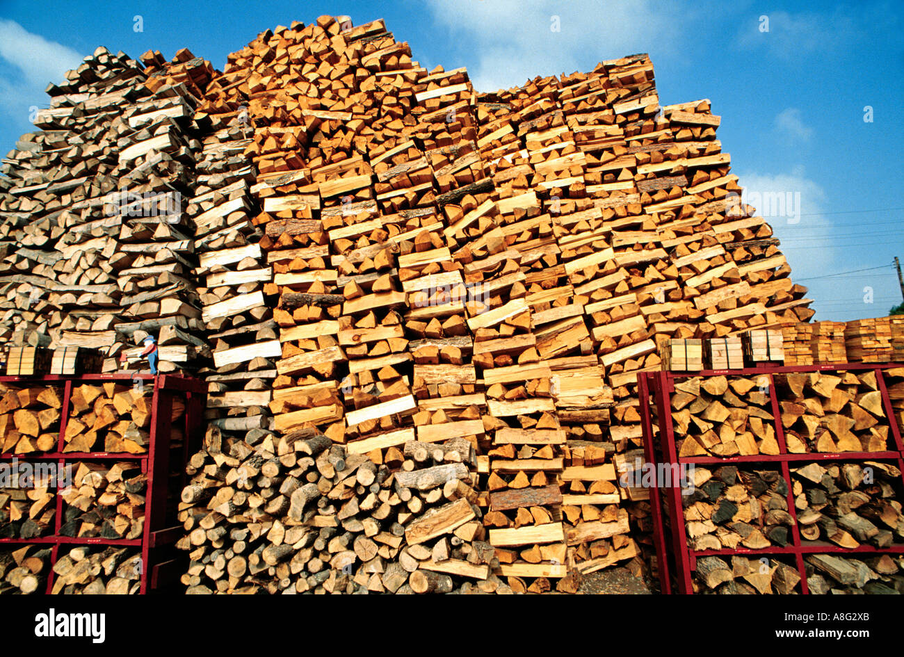 Pile of wood sweden hi-res stock photography and images - Alamy