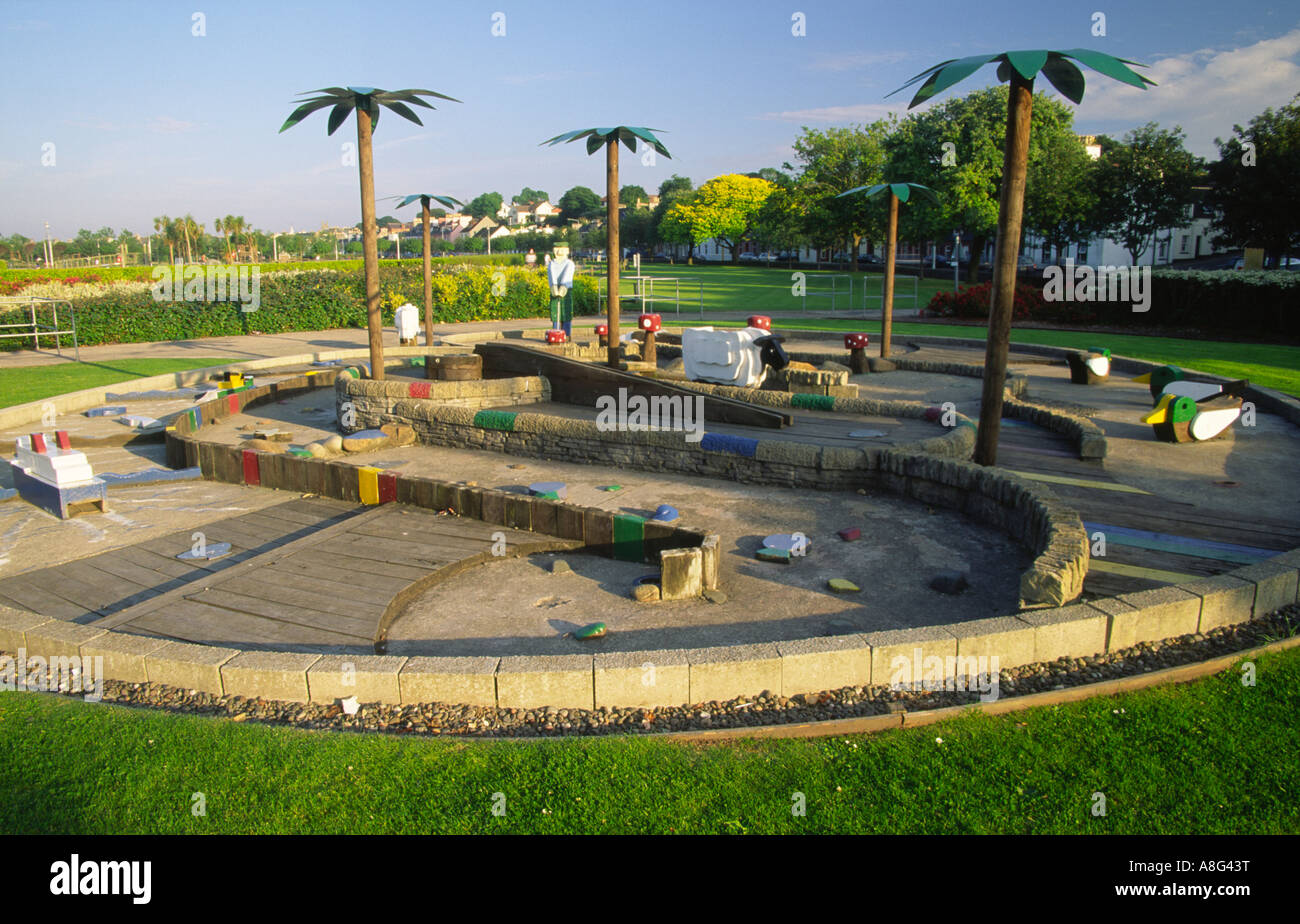 Crazy golf course in Agnew Park Stranraer Galloway Scotland UK Stock ...