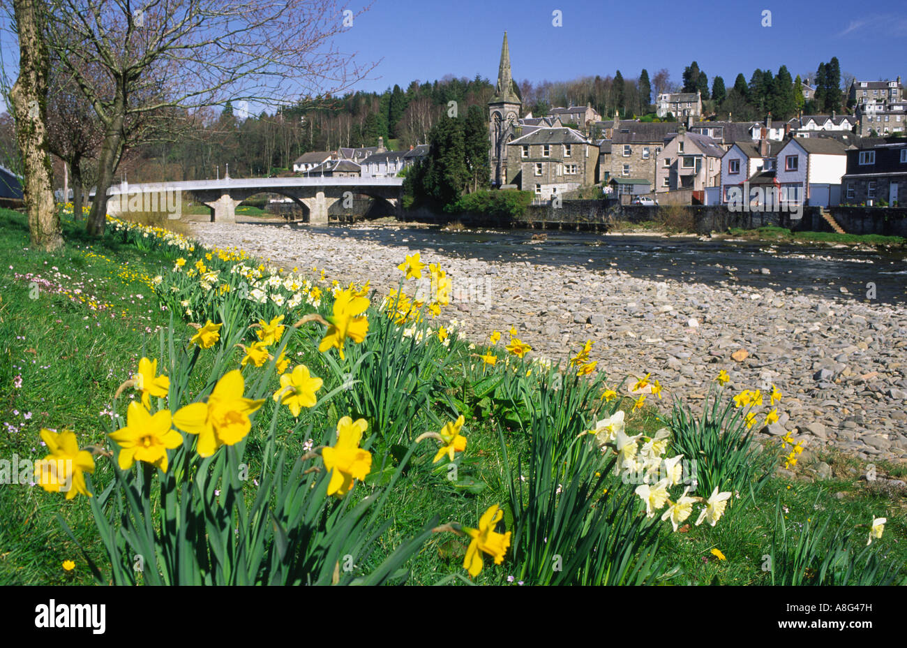 Langholm scotland river hi-res stock photography and images - Alamy
