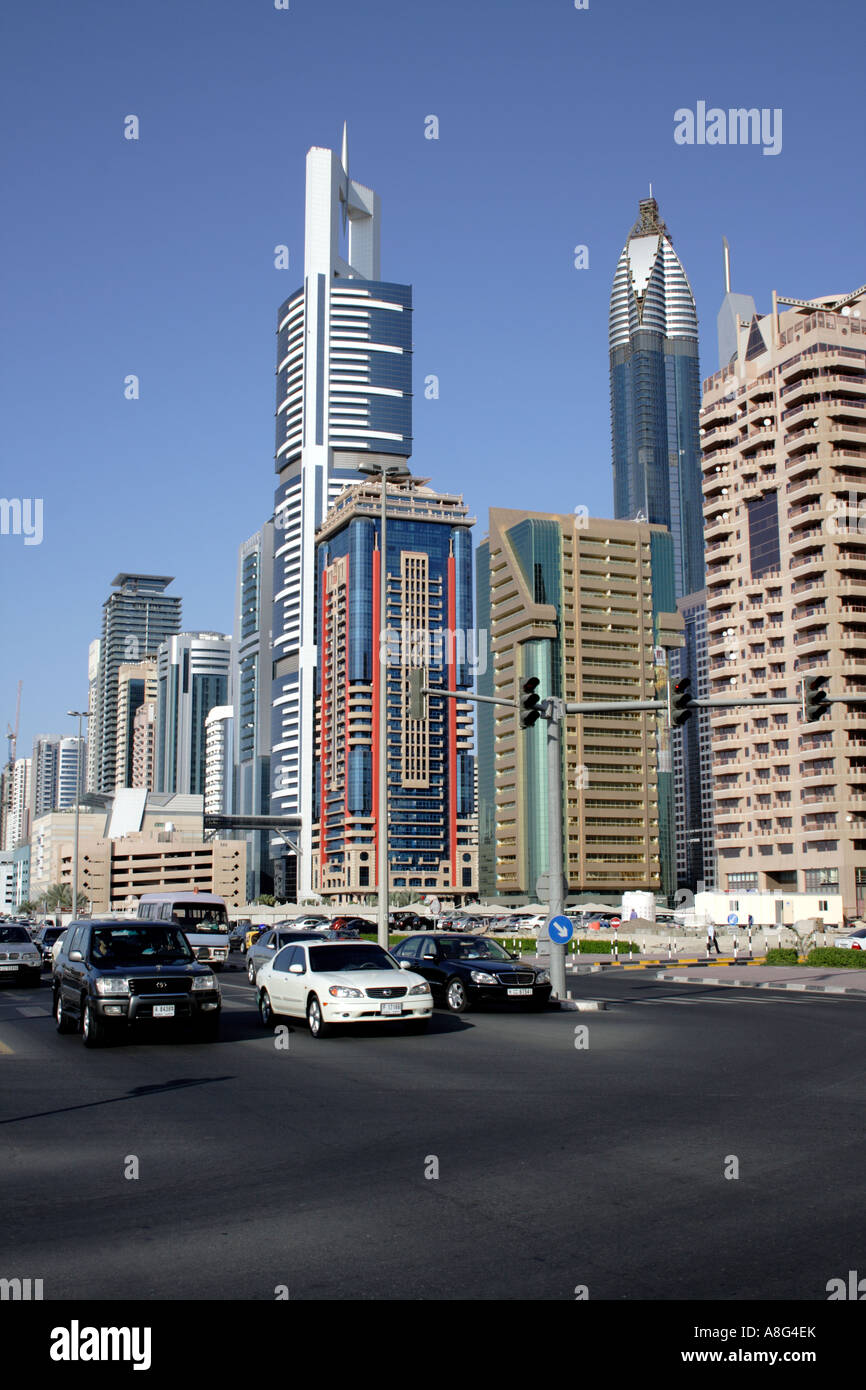 new construction of high rise buildings in Jumeirah, Dubai, United Arab ...