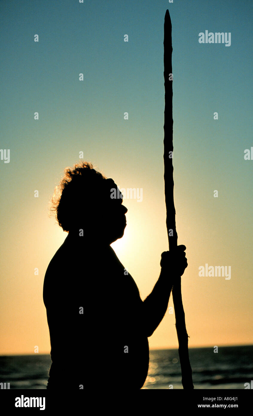 Australia aboriginal people silhouette hi-res stock photography and ...