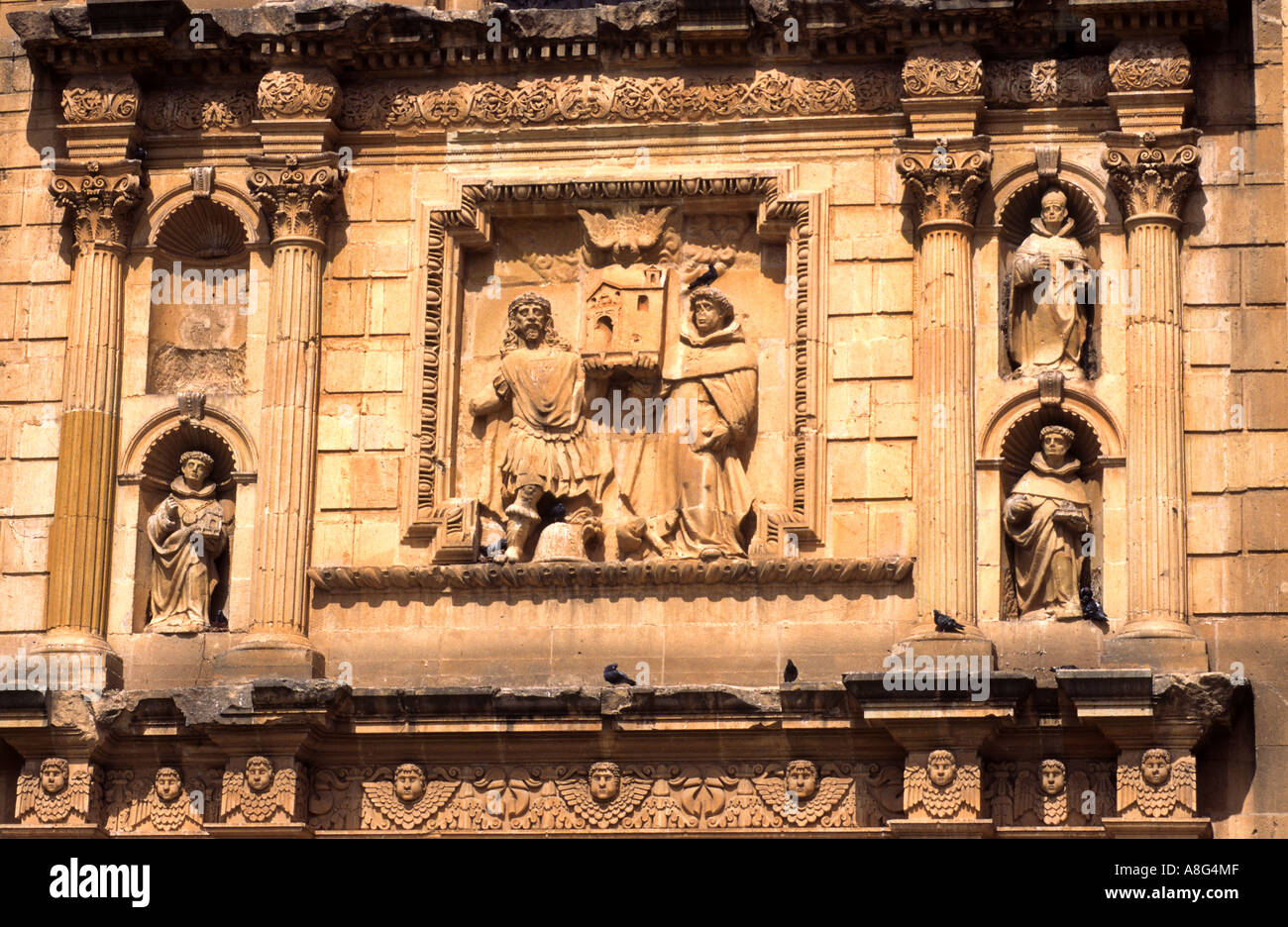 Mexico Oaxaca Church Religion La virgin de la Soldedad Stock Photo - Alamy