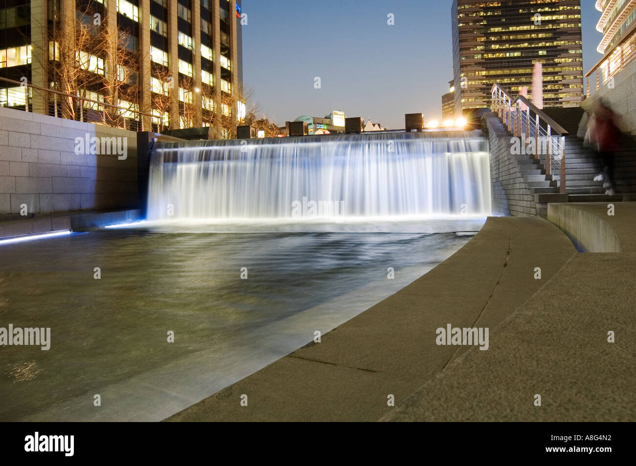 Cheon Gye Cheon Seoul Korea Stock Photo - Alamy