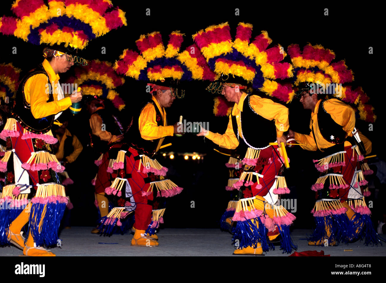 Mexico Oaxaca Mexican Folklore Dancing Dance Party Stock Photo - Alamy