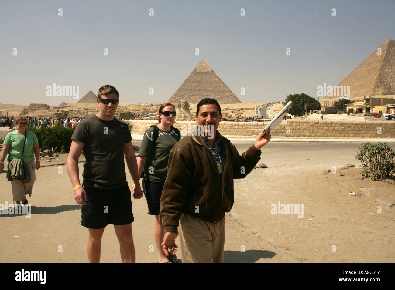 Tourists at the Pyramids in Cairo, Egypt Stock Photo - Alamy