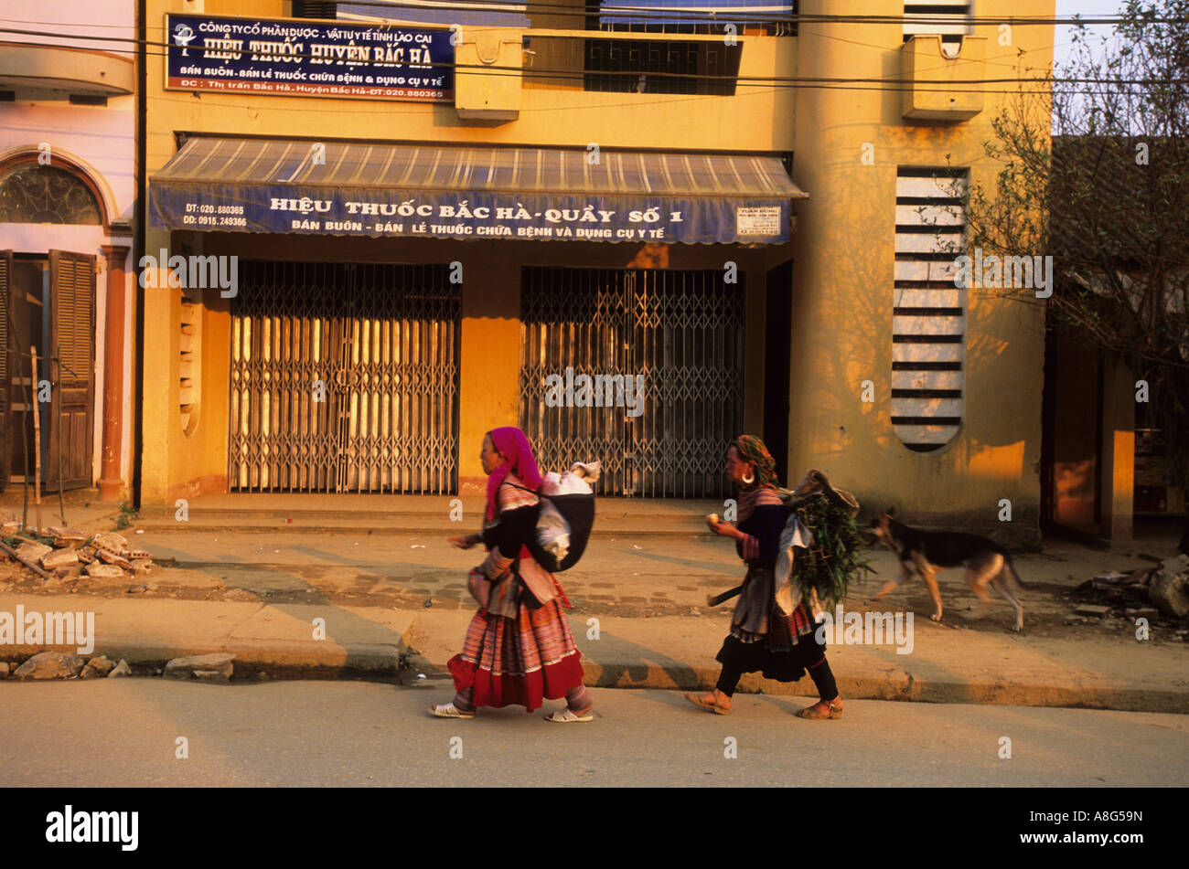 bac ha town Stock Photo - Alamy