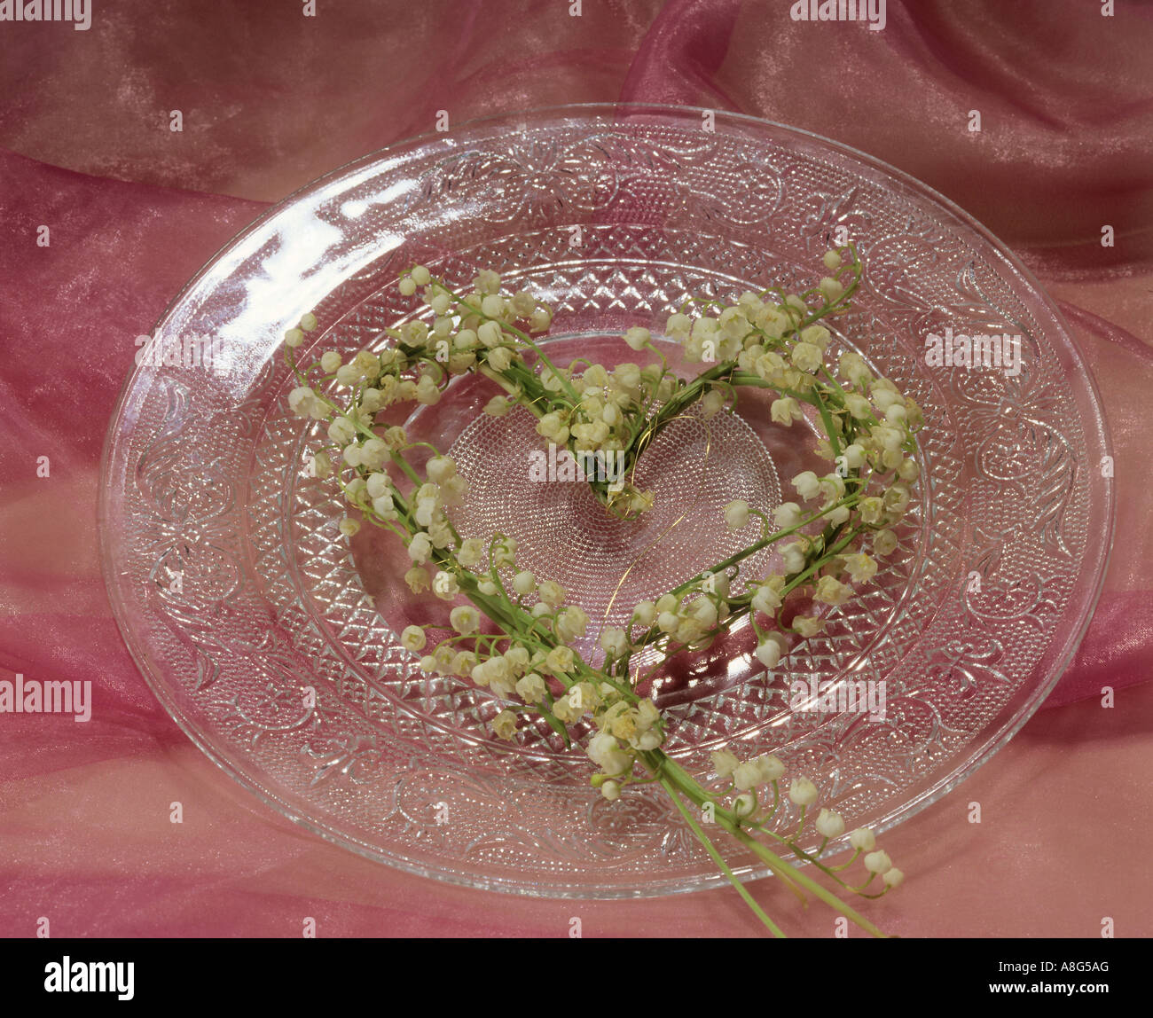 Lily-of-the-Valley - heart Stock Photo - Alamy