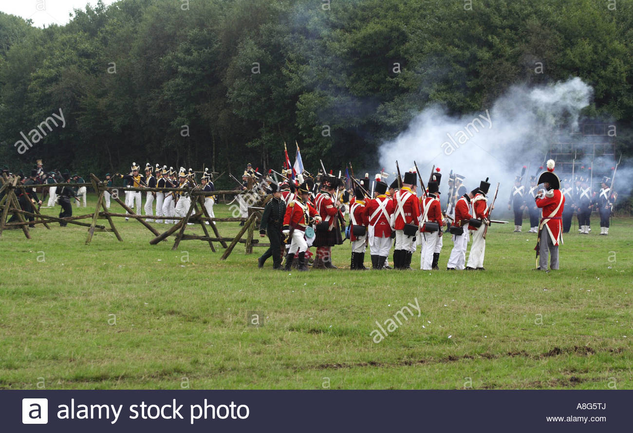 The Battle Of Waterloo Uniforms Stock Photos & The Battle Of Waterloo ...