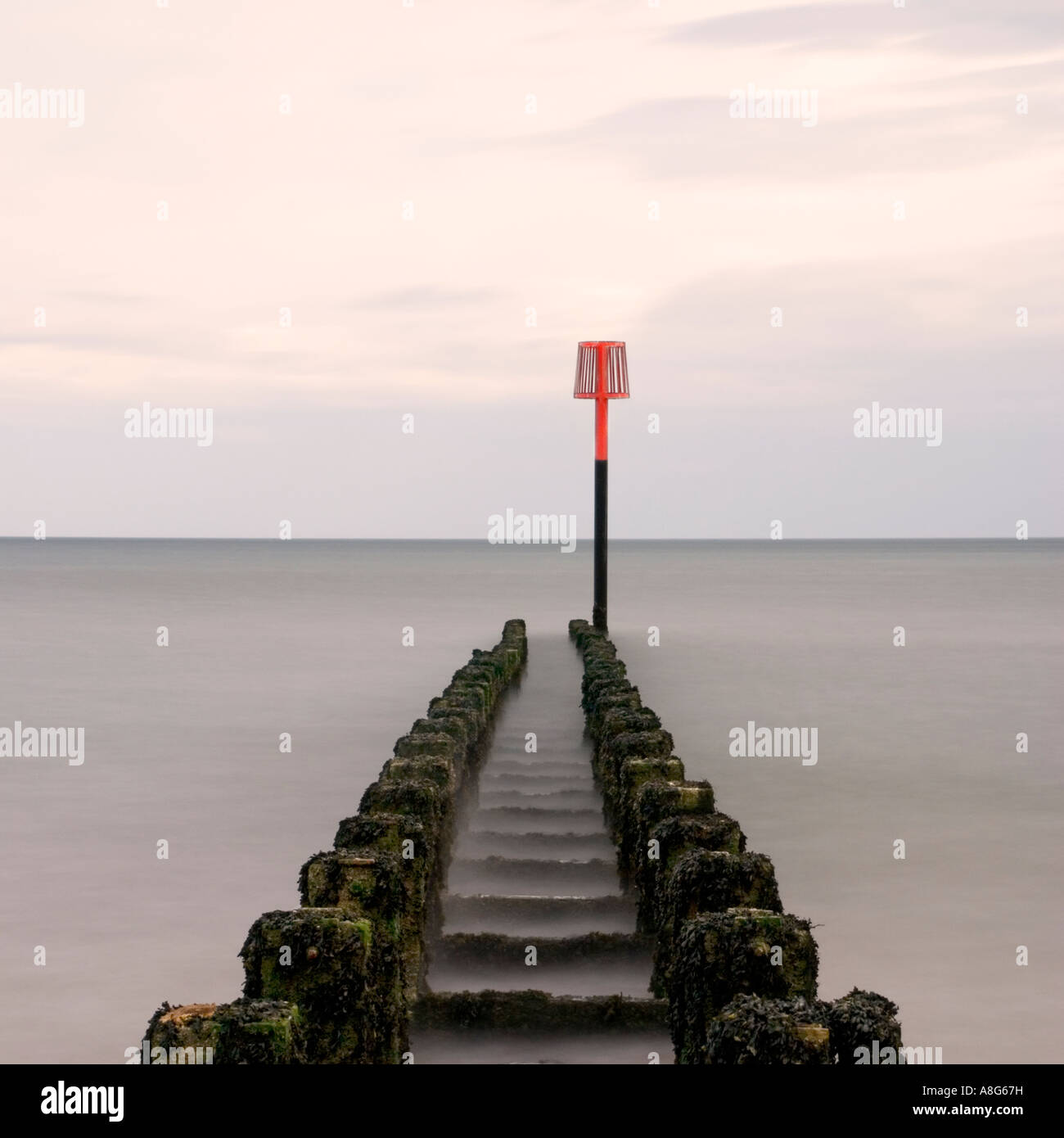 Groynes in Bridlington Bay, Yorkshire Stock Photo - Alamy