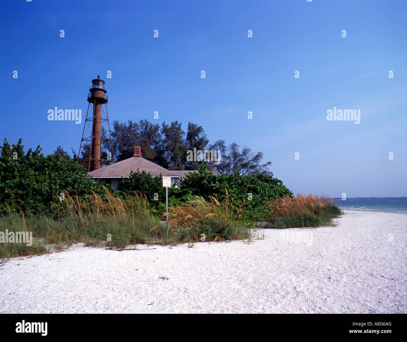 Lighthouse beach sanibel island gulf hi-res stock photography and ...
