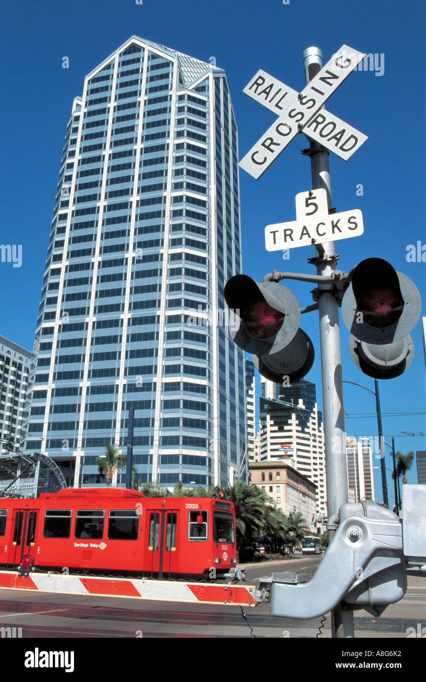 Railway crossing bar hi-res stock photography and images - Alamy