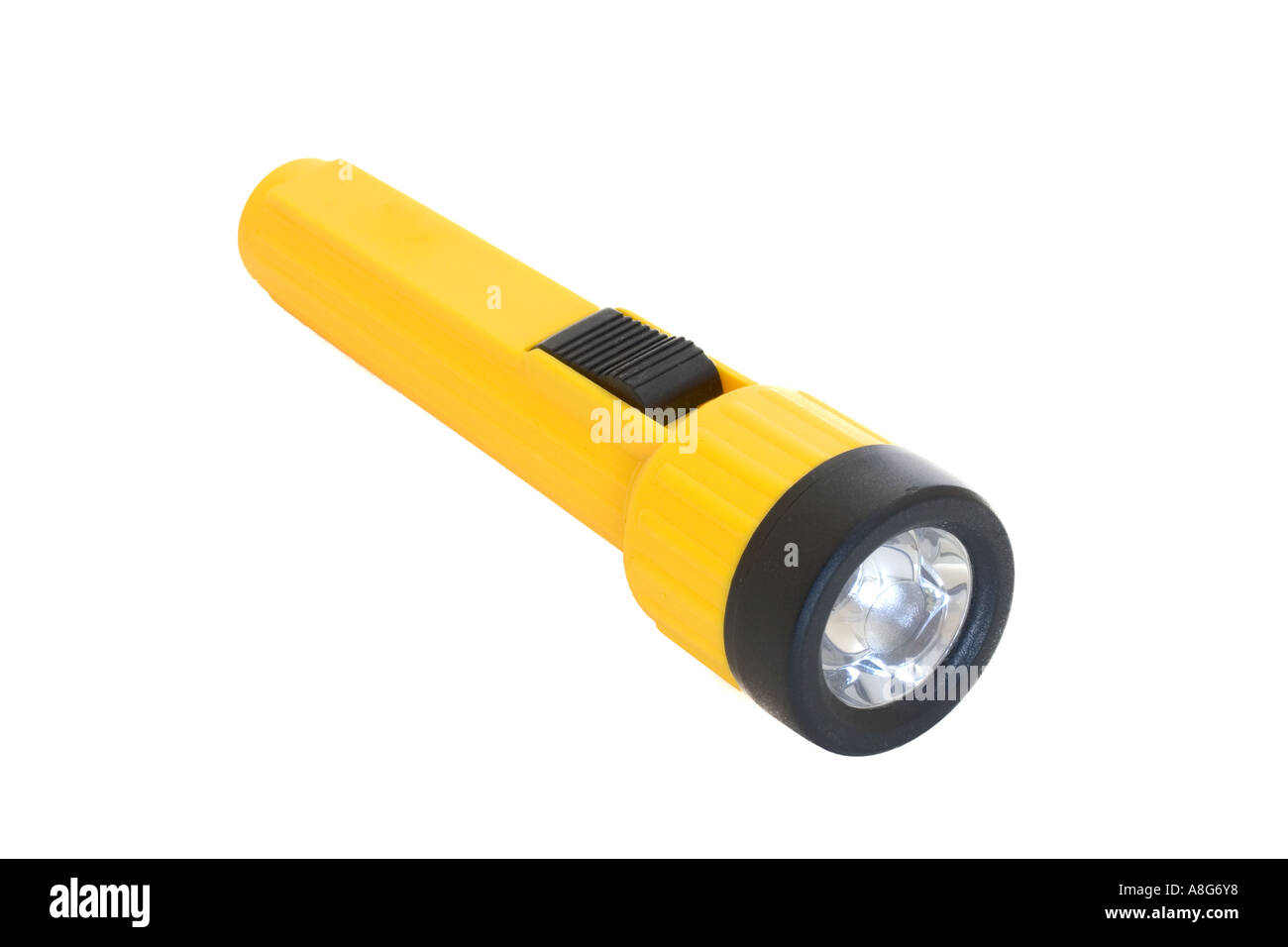 Tourch On White Background Stock Photo - Alamy