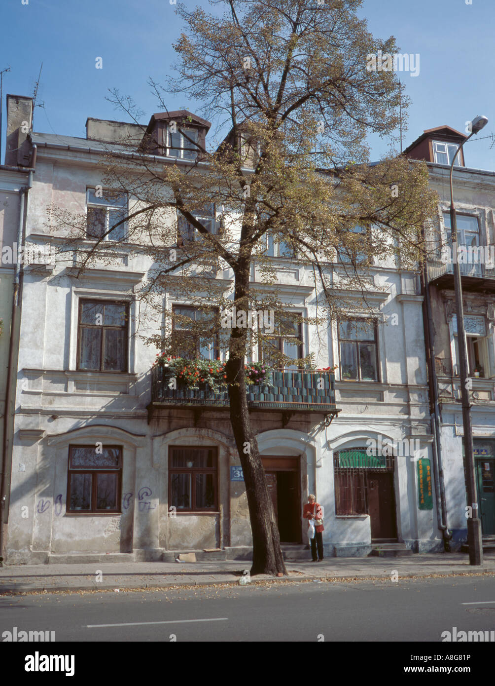 Old house, Plock, western Mazovia, Poland, September 2006 Stock Photo ...