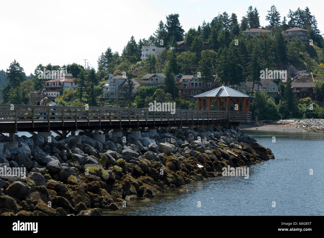The pier at Gibsons, formerly known as Gibson's Landing, famous for ...