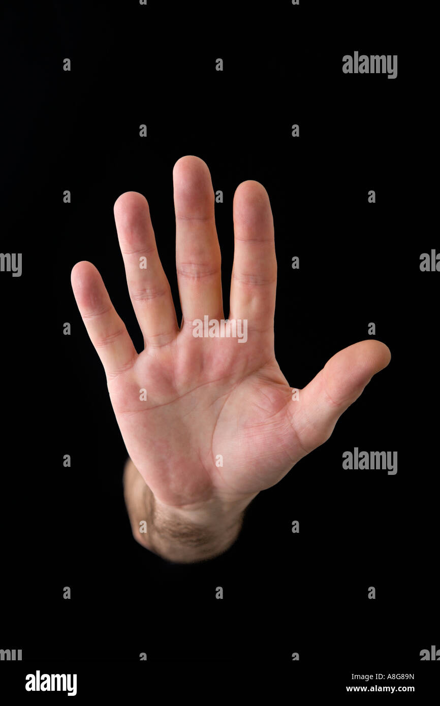 Hand itself hi-res stock photography and images - Alamy