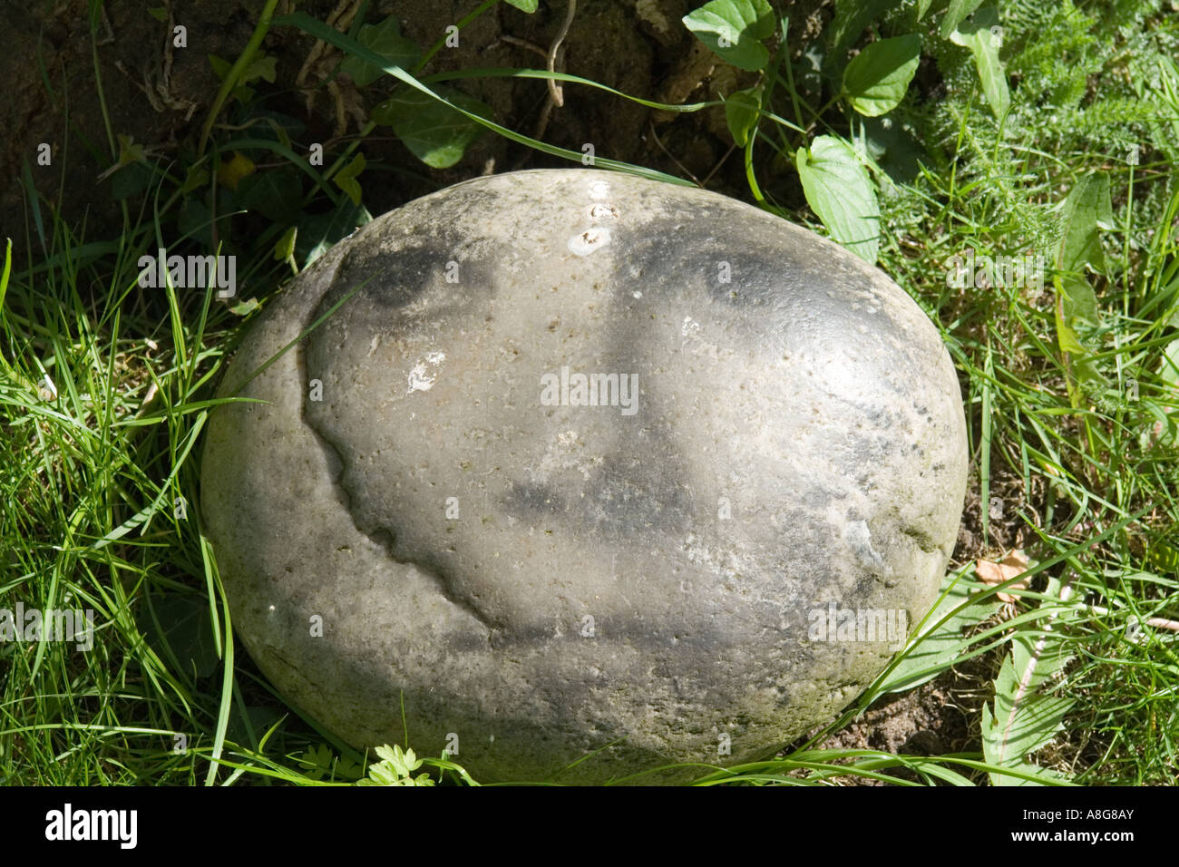 Printed stone face Stock Photo - Alamy