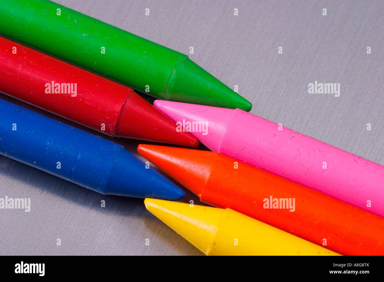 Crayons of different colors Stock Photo - Alamy