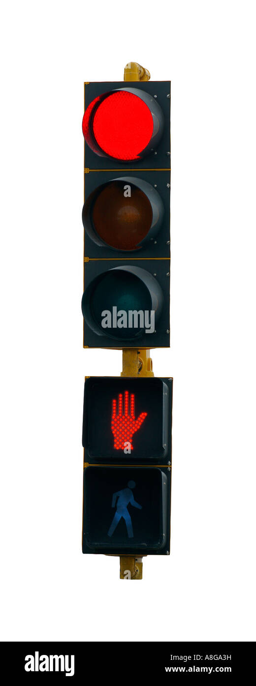 Pedestrian Dont Walk Traffic Light Stock Photos & Pedestrian Dont Walk ...