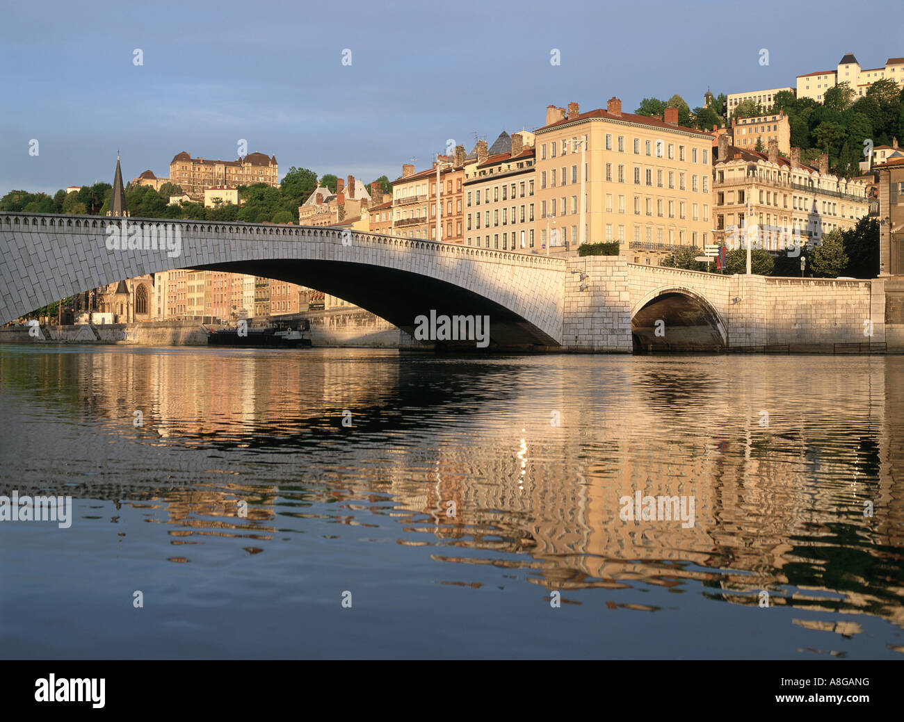 Bridge bonaparte lyon france hi-res stock photography and images - Alamy