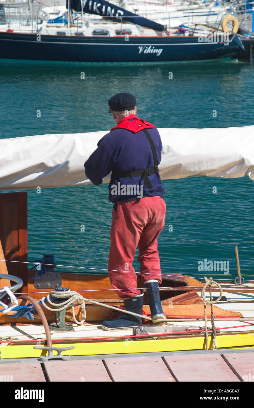 Prepare to Sail Stock Photo - Alamy