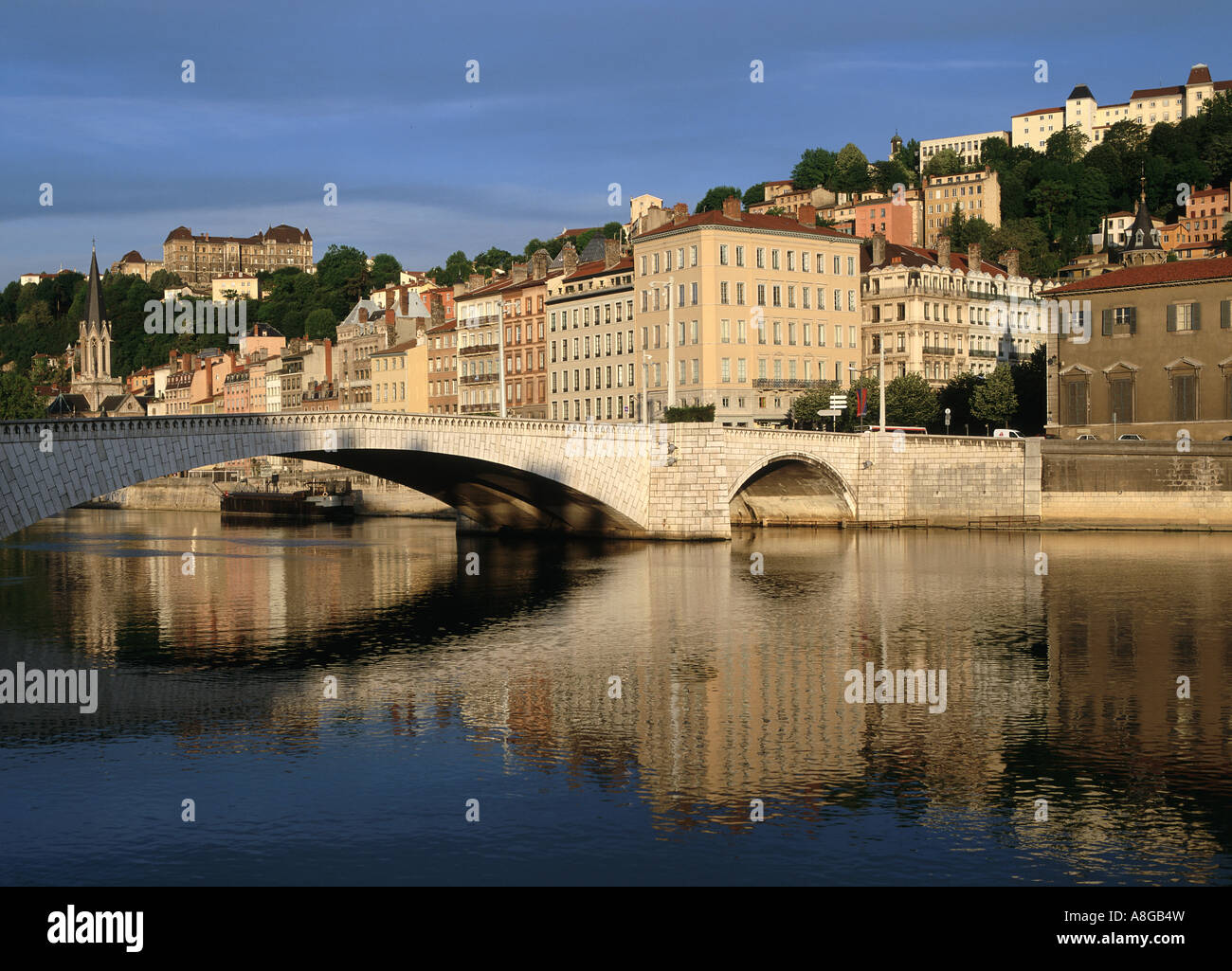River saone bonaparte bridge hi-res stock photography and images - Alamy