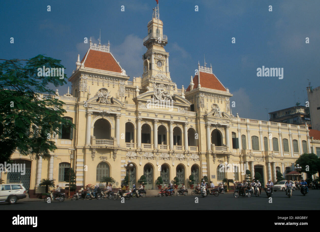 Former Hotel de Ville now Local Government Offices Saigon Vietnam Stock ...