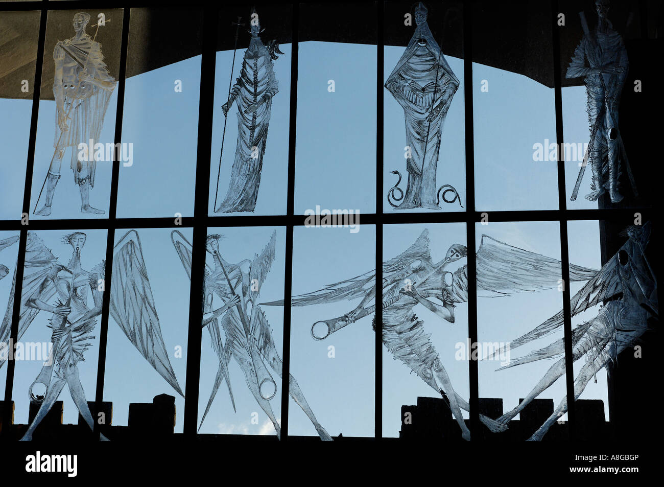 Coventry cathedral angel hi-res stock photography and images - Alamy