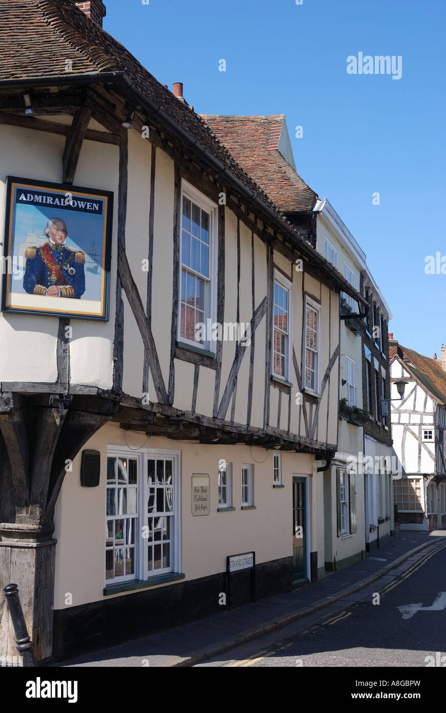 The Village of Sandwich Kent England Stock Photo - Alamy