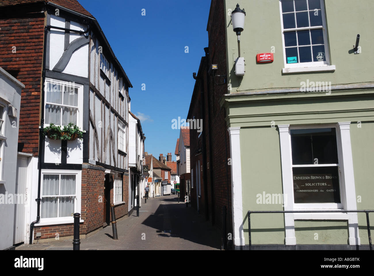 The Village of Sandwich Kent England Stock Photo - Alamy