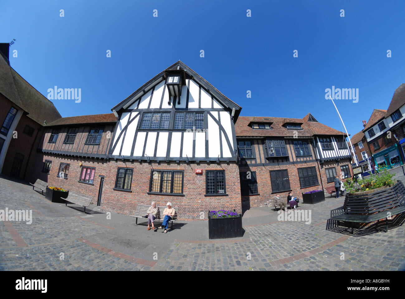 The Village of Sandwich Kent England Stock Photo - Alamy