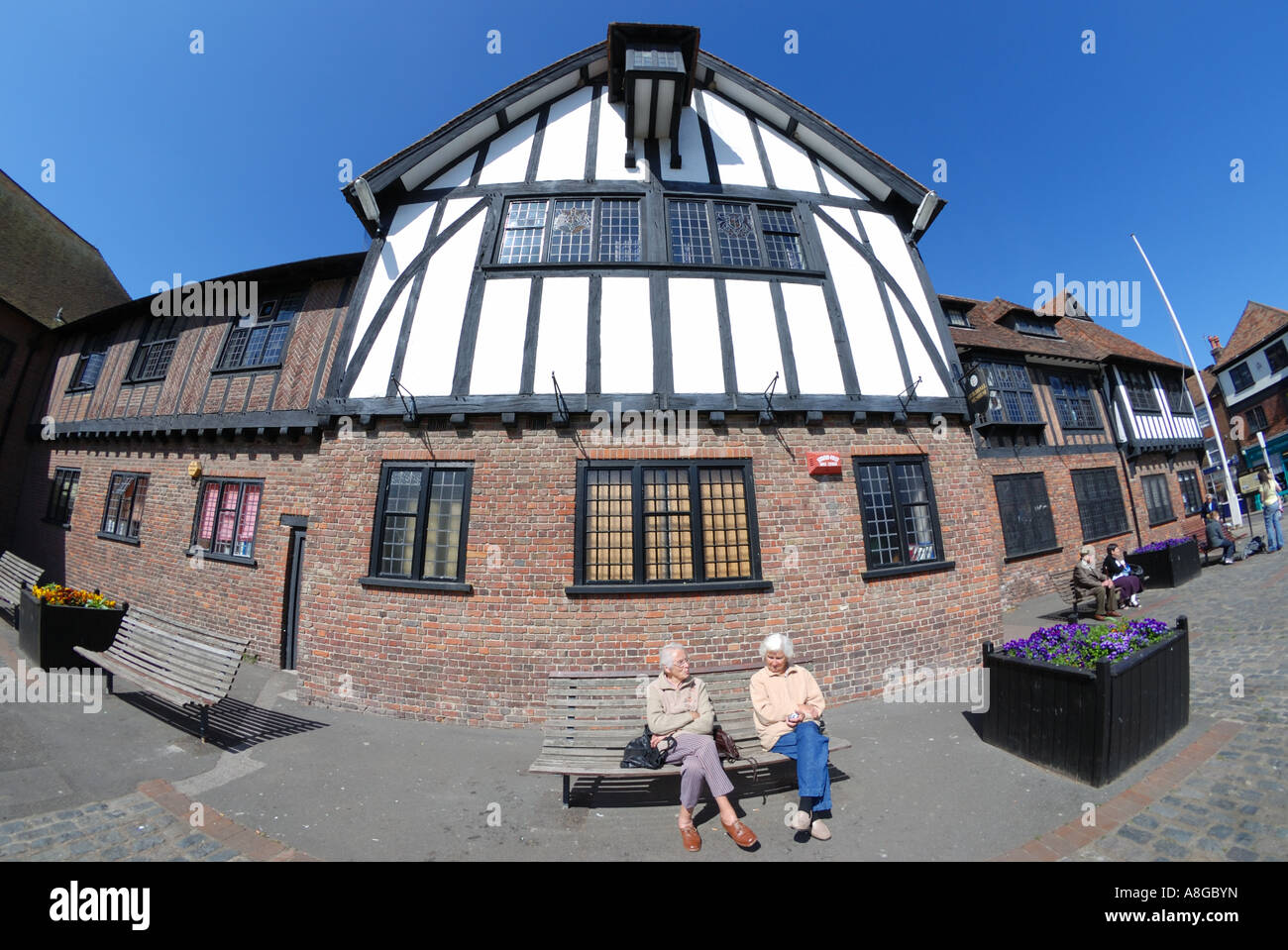 The Village of Sandwich Kent England Stock Photo - Alamy